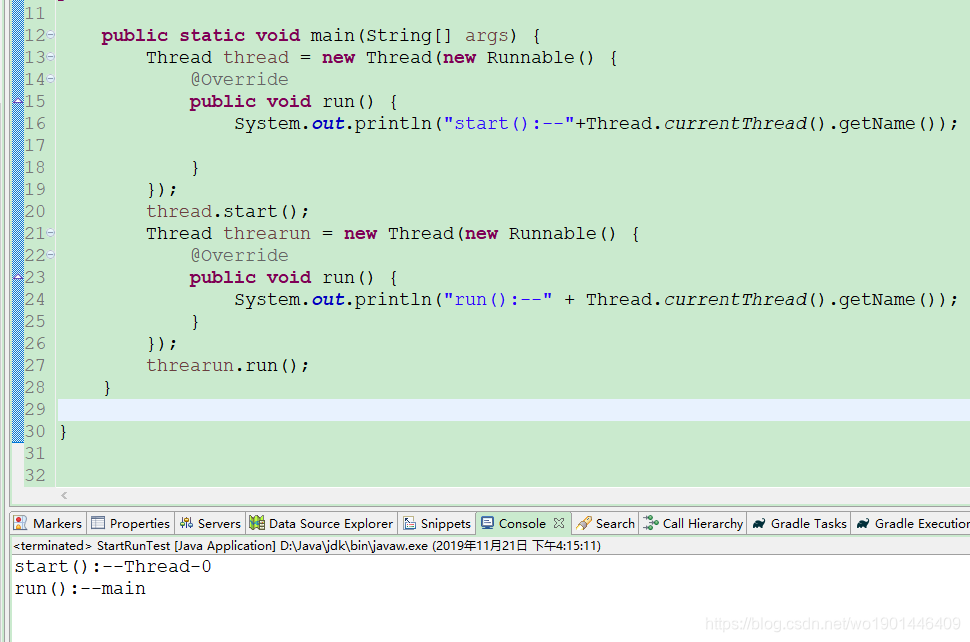 线程启动 为啥 是start() 不是run();代码实战_代码运行为什么是run-CSDN博客