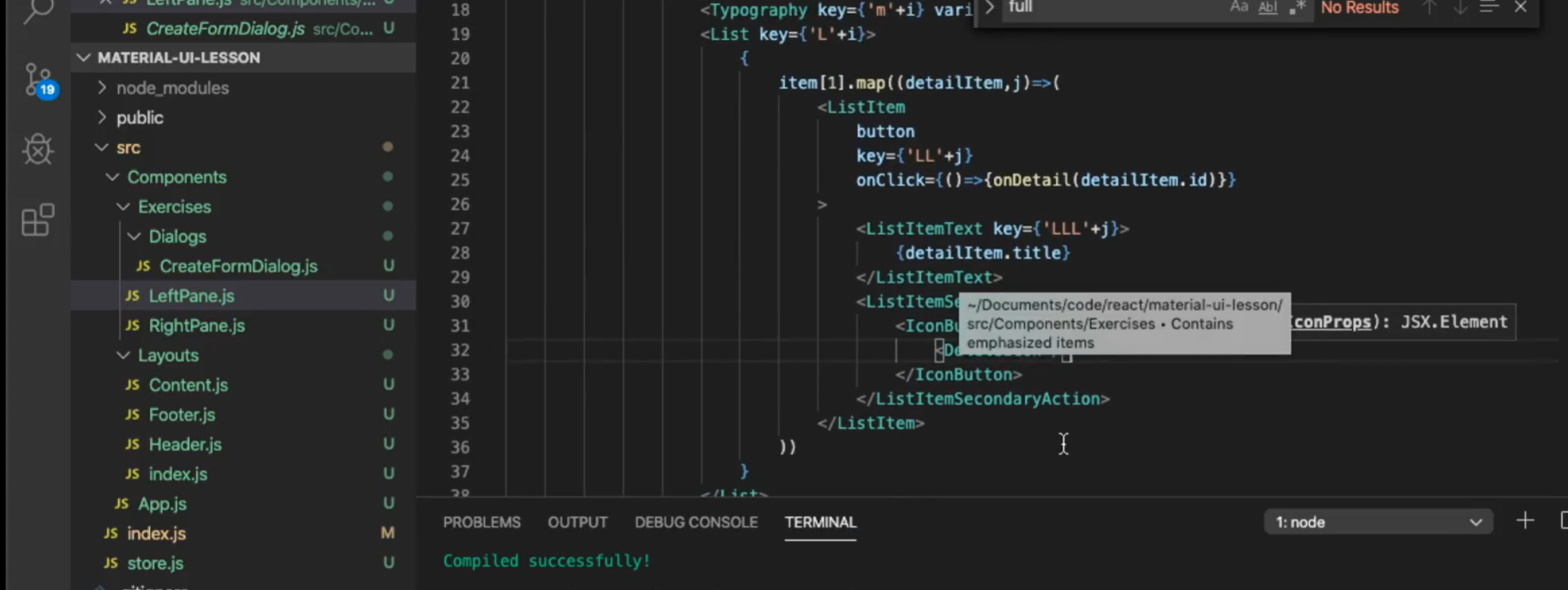 前端学习笔记202306学习笔记第五十四天-react.js & material-ui之Dialog表单提交,ICon样式事件，删除功能4 ...