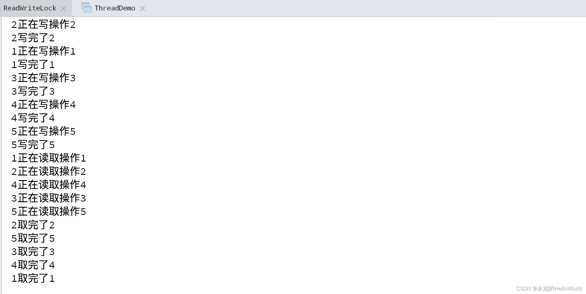 ReentrantReadWriteLock（读写锁）_reentrantreadwritelock.writelock-CSDN博客
