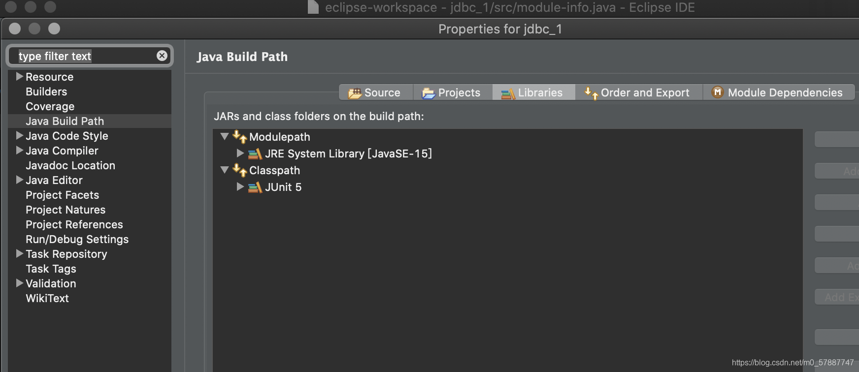 Eclipse 单元测试功能导入JUnit5问题的解决（module文件中写requires org.junit.jupiter.api报错问题）_eclipse org.junit ...