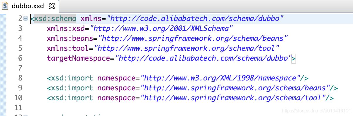 [Dubbox异常] Unable to locate Spring NamespaceHandler for XML schema namespace [http://dubbo ...