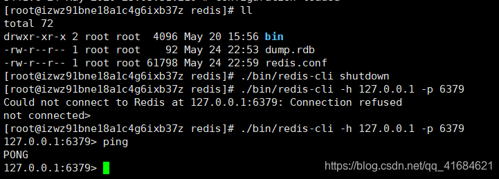 Redis的启动与关闭_redis-cli invalid uri scheme-CSDN博客