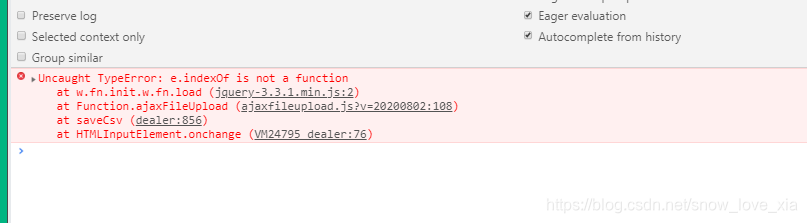 Uncaught TypeError: a.indexOf is not a function-CSDN博客