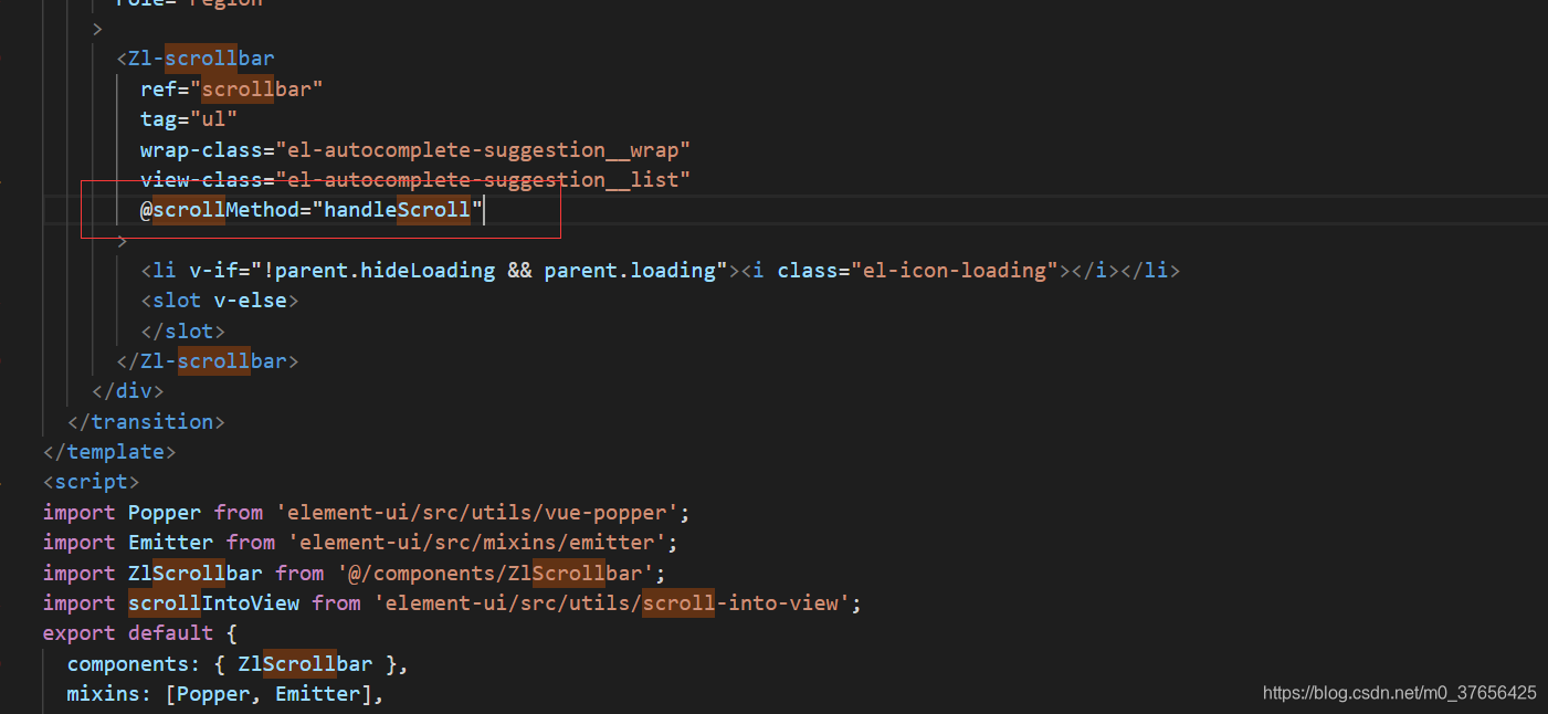 vue element组件库， el-autocomplete组件修改 （后台搜索/下拉加载）-CSDN博客