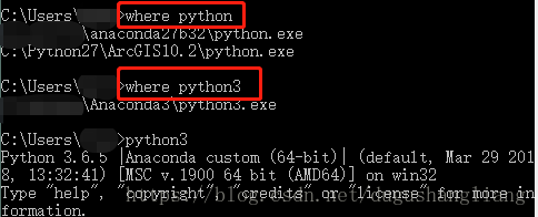 win10的cmd中调用python2.7和python3版本的操作_cmd打开python是2.7-CSDN博客