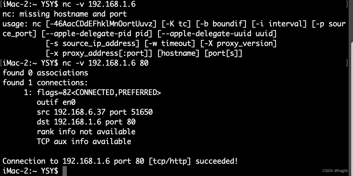 linux，mac 查询是否tcp连接成功，调试socket_linux服务器如何通过mac检查连接关系-CSDN博客