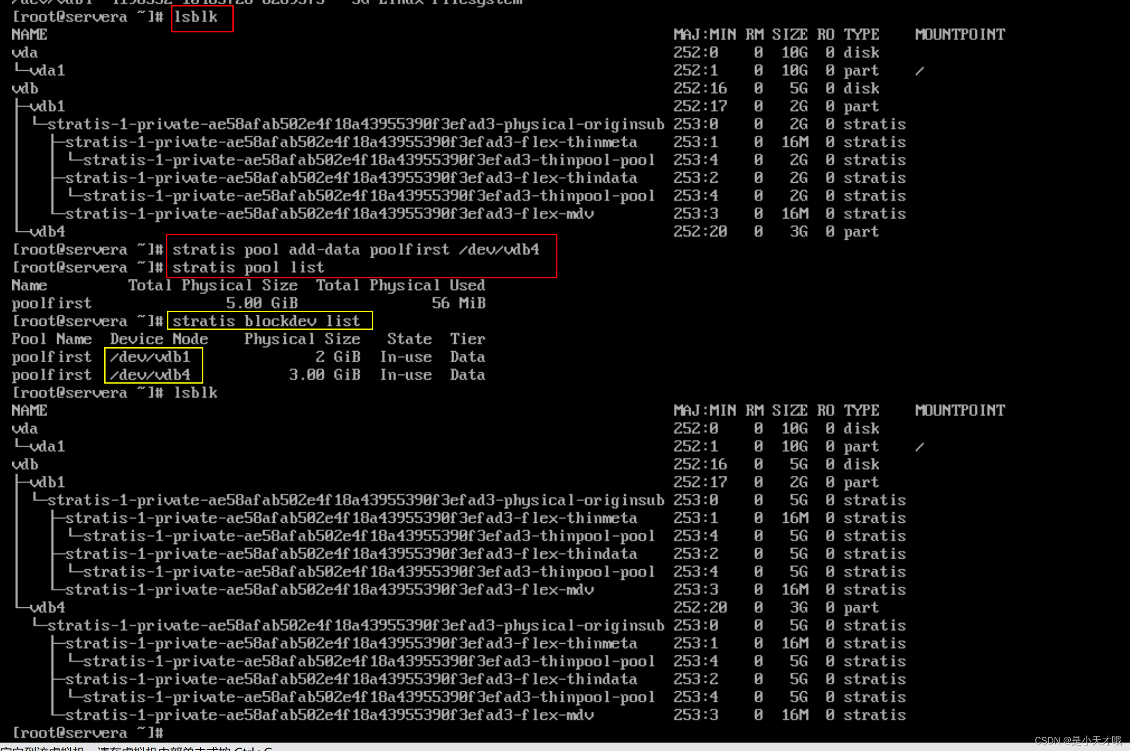 百战RHCE（第三十六战：linux高级应用-stratis分层存储极简应用）_centos7 stratisd-CSDN博客