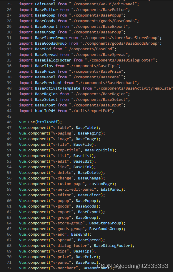 Vue中批量注册组件_vue 批量注册组件-CSDN博客