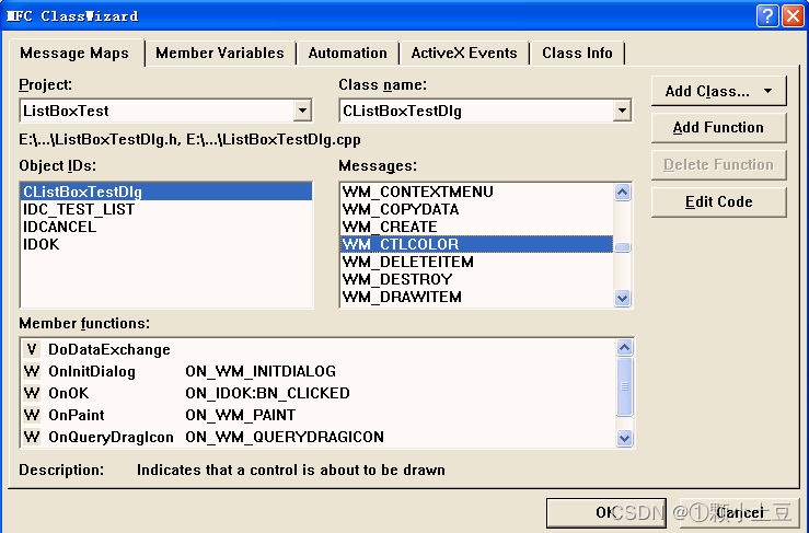VC++中的MFC控件ListBox颜色操作攻略，点击按钮对话框输出颜色不同的文本_clistbox vc-CSDN博客