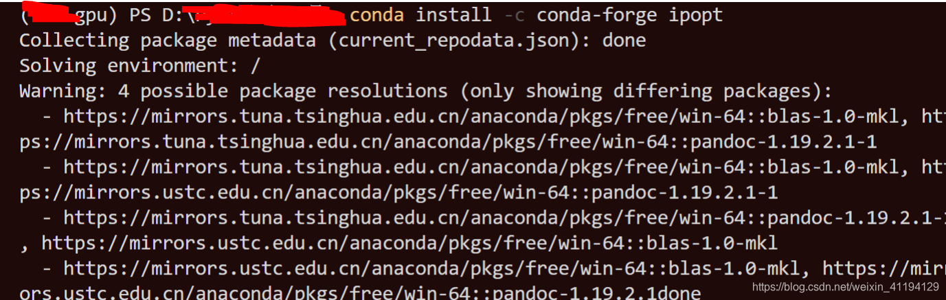 Python一行命令安装ipopt工具集_anaconda安装ipopt-CSDN博客