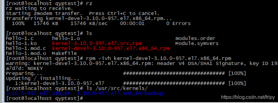 CentOS关于内核模块开发环境总结_install kernel-header and gcc first then run follo-CSDN博客