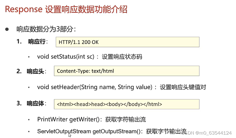 JavaWeb——Response (响应)_javaweb response响应数据-CSDN博客