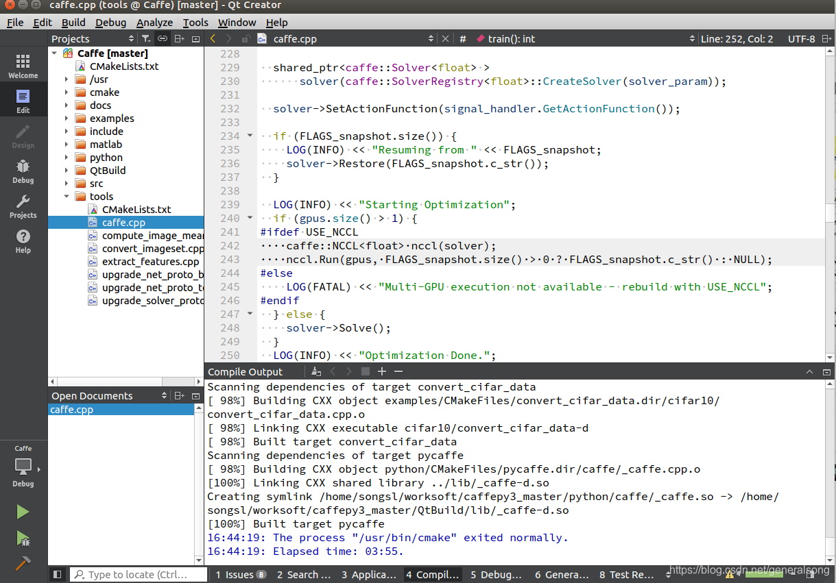 ubuntu1604 qt中配置调试caffe_bvlcqt-CSDN博客