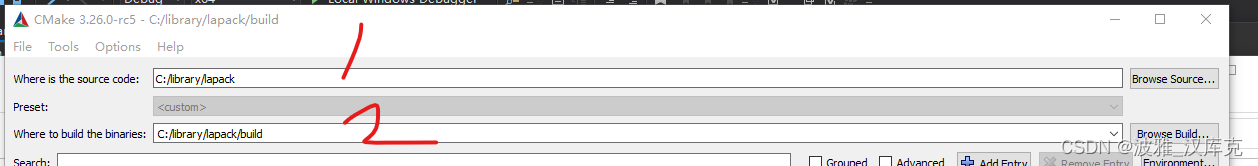 win10 使用cmake + mingw编译LAPACK_lapack gcc编译-CSDN博客