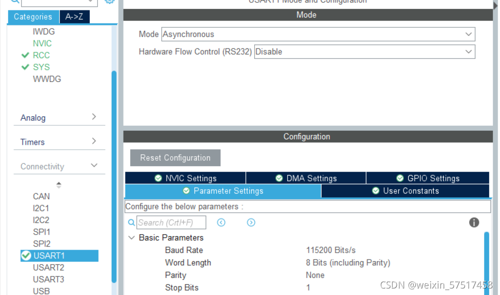 基于STM32CubeMX 实现串口 DMA 通信_stm32 cubemx dma usart modbus-CSDN博客