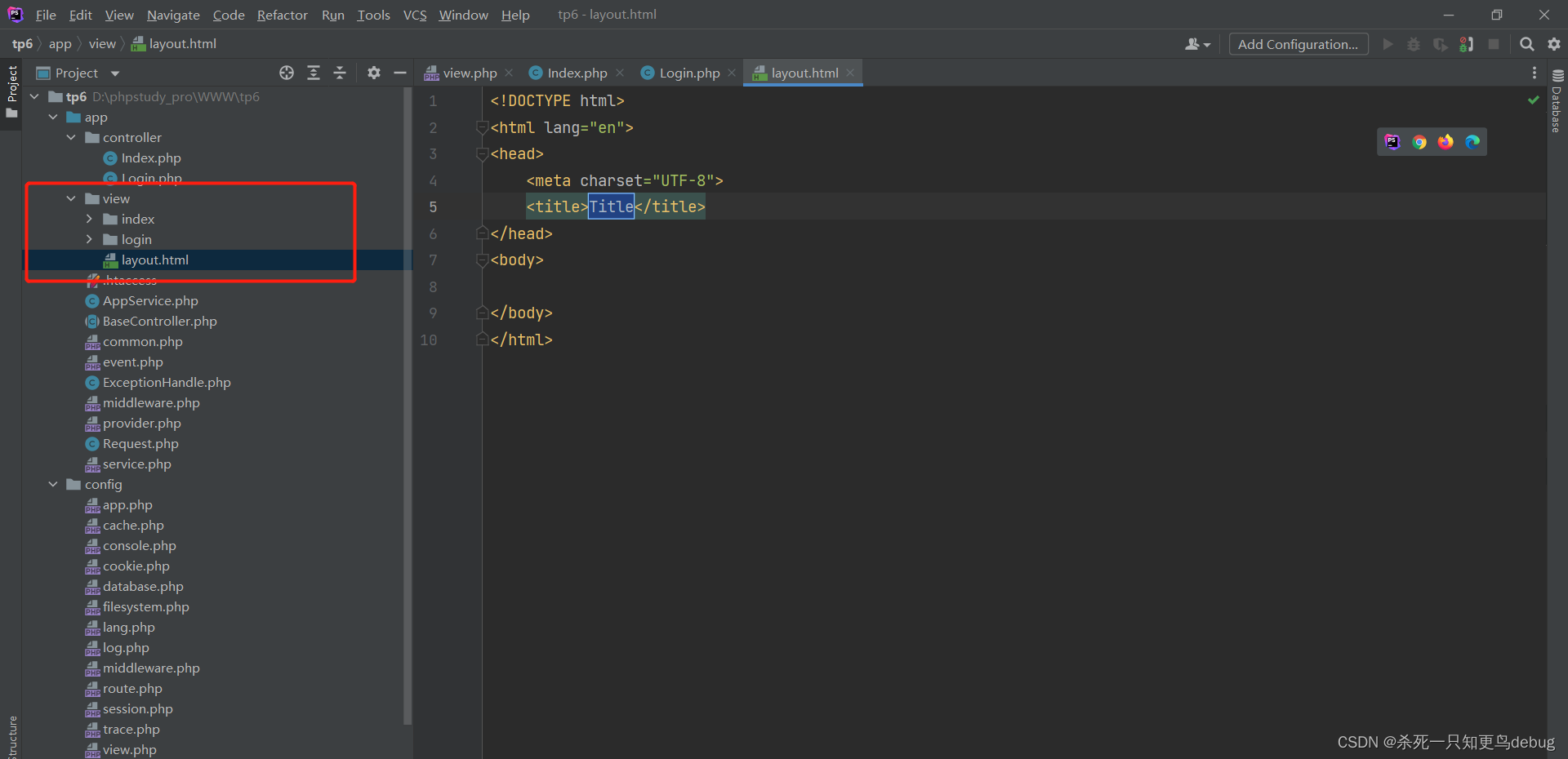 ThinkPHP6布局的方式之模板布局，全局配置方式，模板标签方式，动态方法布局_thinkphp 模板-CSDN博客