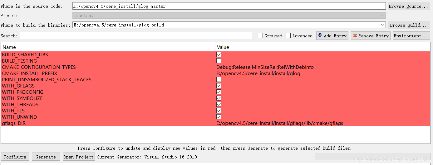 Win10+vs2019配置Ceres Solver，含Eigen，gflags，glog，suitsparse（亲测可用）_vs2019配置ceres库-CSDN博客