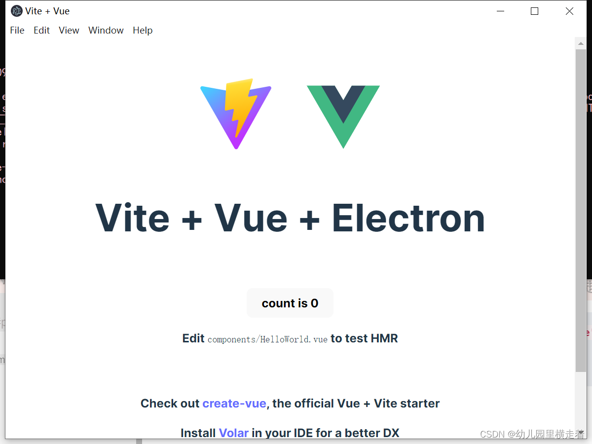 搭建 vue + vite + electron 项目_如何配置vite与electron一起启动-CSDN博客