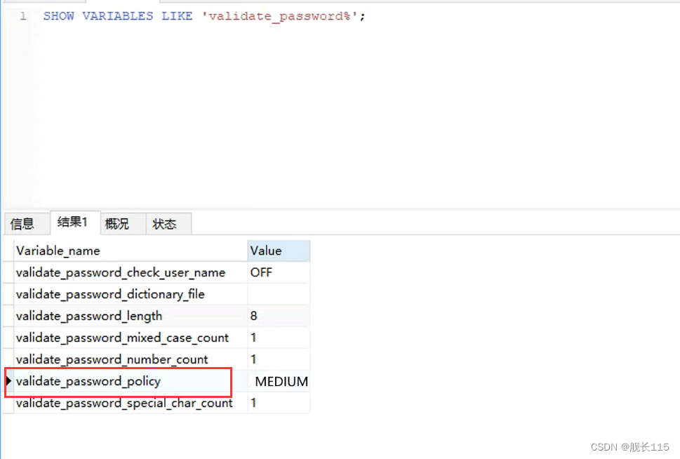mysql Your password does not satisfy the current policy requirements-CSDN博客
