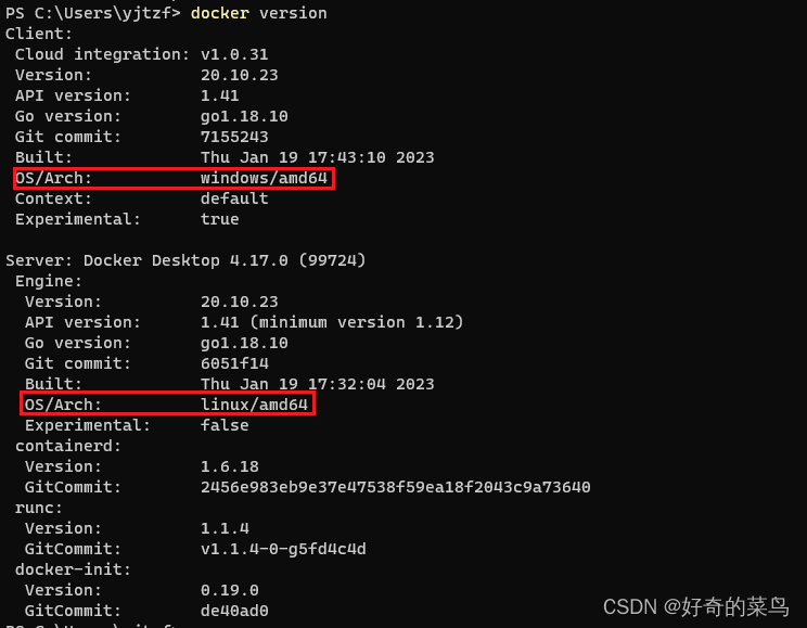 Docker在windows安装（Win11,docker20.10.23）_win11 安装 docker版本 20.10-CSDN博客