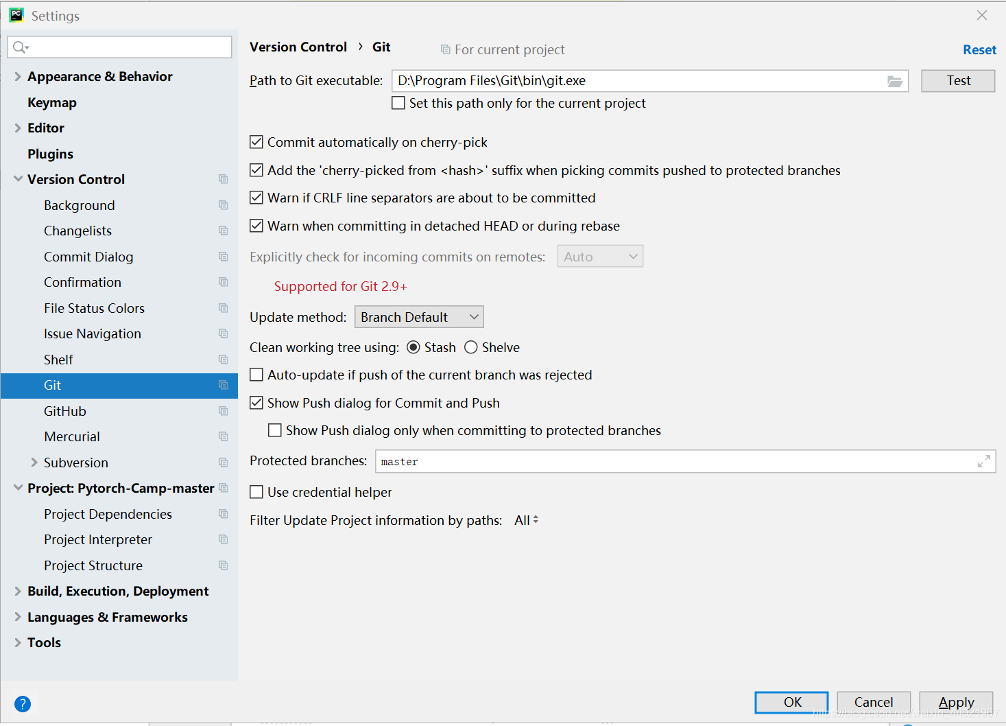 在pycharm上配置github：上传、下载、回滚项目master_pycharm 下载git项目-CSDN博客