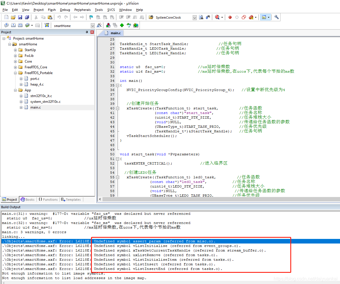 移植FreeRTOS(FreeRTOSv10.4.1)到STM32F103ZET6_freertos v10.4.1-CSDN博客