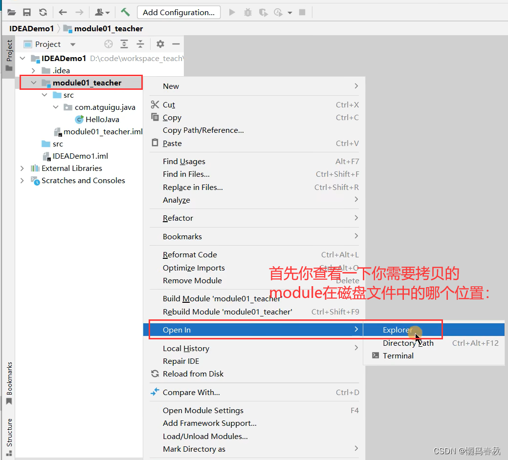 IDEA中的Project工程、Module模块的概念及创建导入_idea module-CSDN博客