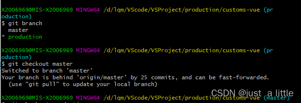 在本地克隆分支报fatal: unable to update url base from redirection类型的错误_fatal: unable to update url base ...