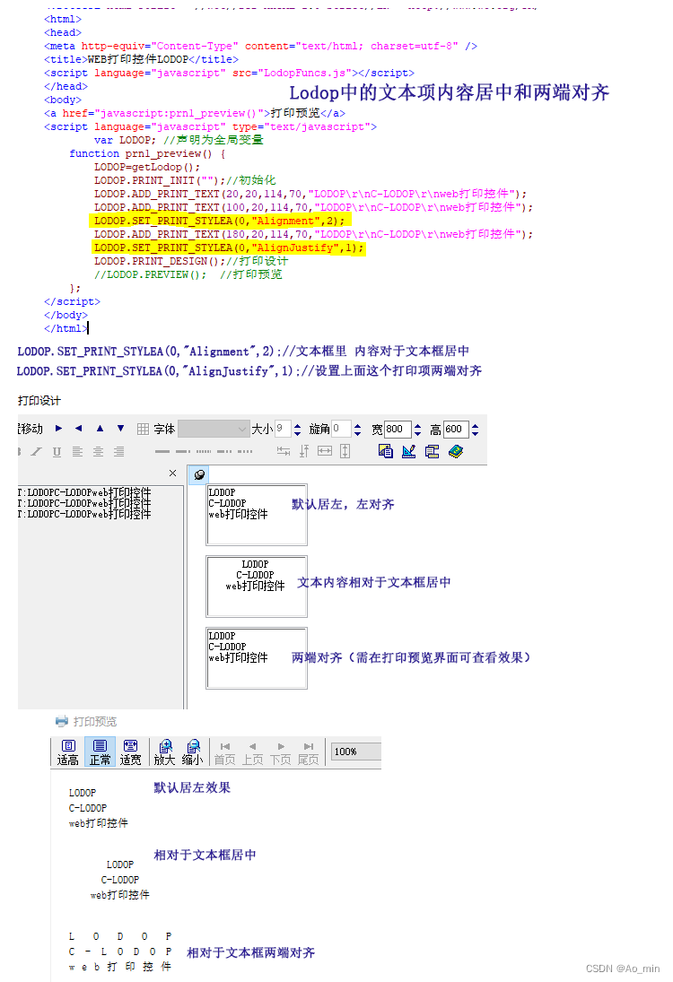 Lodop控件使用教程：Web打印功能详解,-CSDN博客