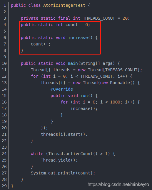 原子操作类AtomicInteger详解_atomicinteger 运算操作-CSDN博客