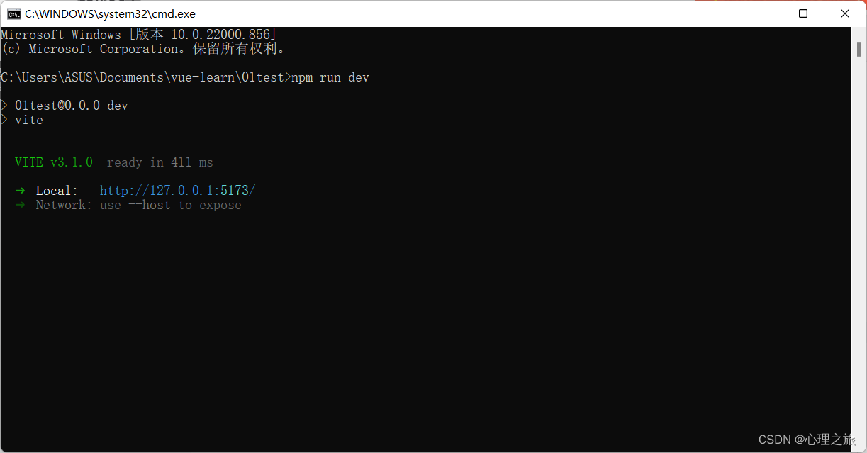 Vue3环境搭建 Csdn博客 