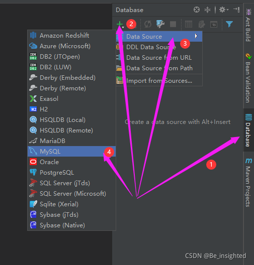 IDEA奇淫技巧之配置MySQL，DataBase导航栏与**Mapper.xml联动纠错（SQL字段是否匹配），利用IDEA辅助校验Mapper文件中的SQL字段是否拼写正确_怎么验证 ...