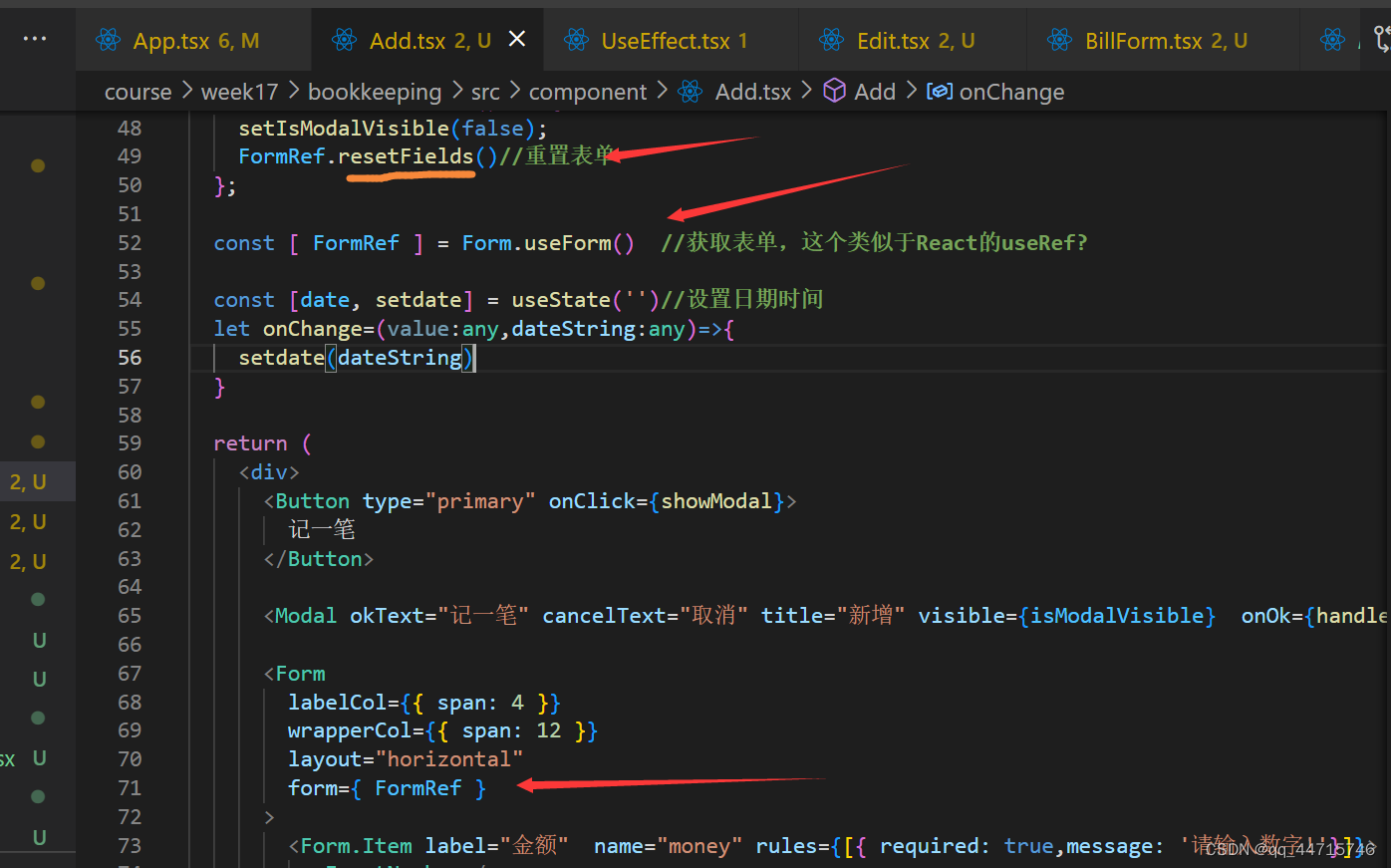 react antd form表单-CSDN博客