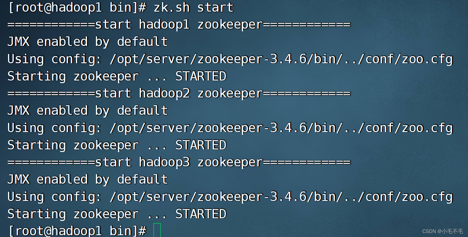群启zookeeper的脚本文件【保姆级教程】_zk群起脚本-CSDN博客