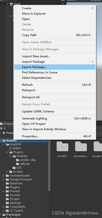 Unity导出package-CSDN博客