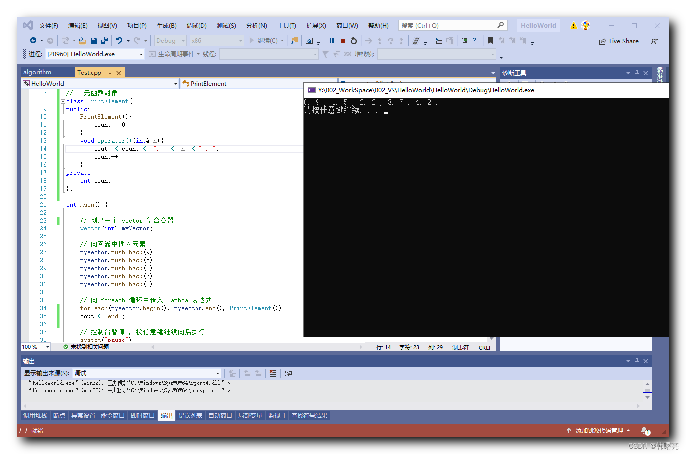 【C++】STL 算法 - for_each 遍历算法 ( for_each 函数原型 | for_each 函数源码分析 | for_each 函数 _Fn _Func 参数 值传递说明 ...