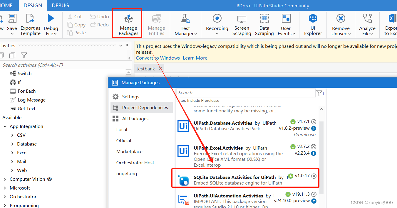 Uipath 如何连接SQLite数据进行操作_uipath连接数据库-CSDN博客