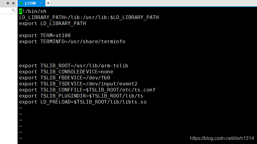 嵌入式linux IMX6ULL 移植tslib_tslib-1.21.tar.bz2-CSDN博客