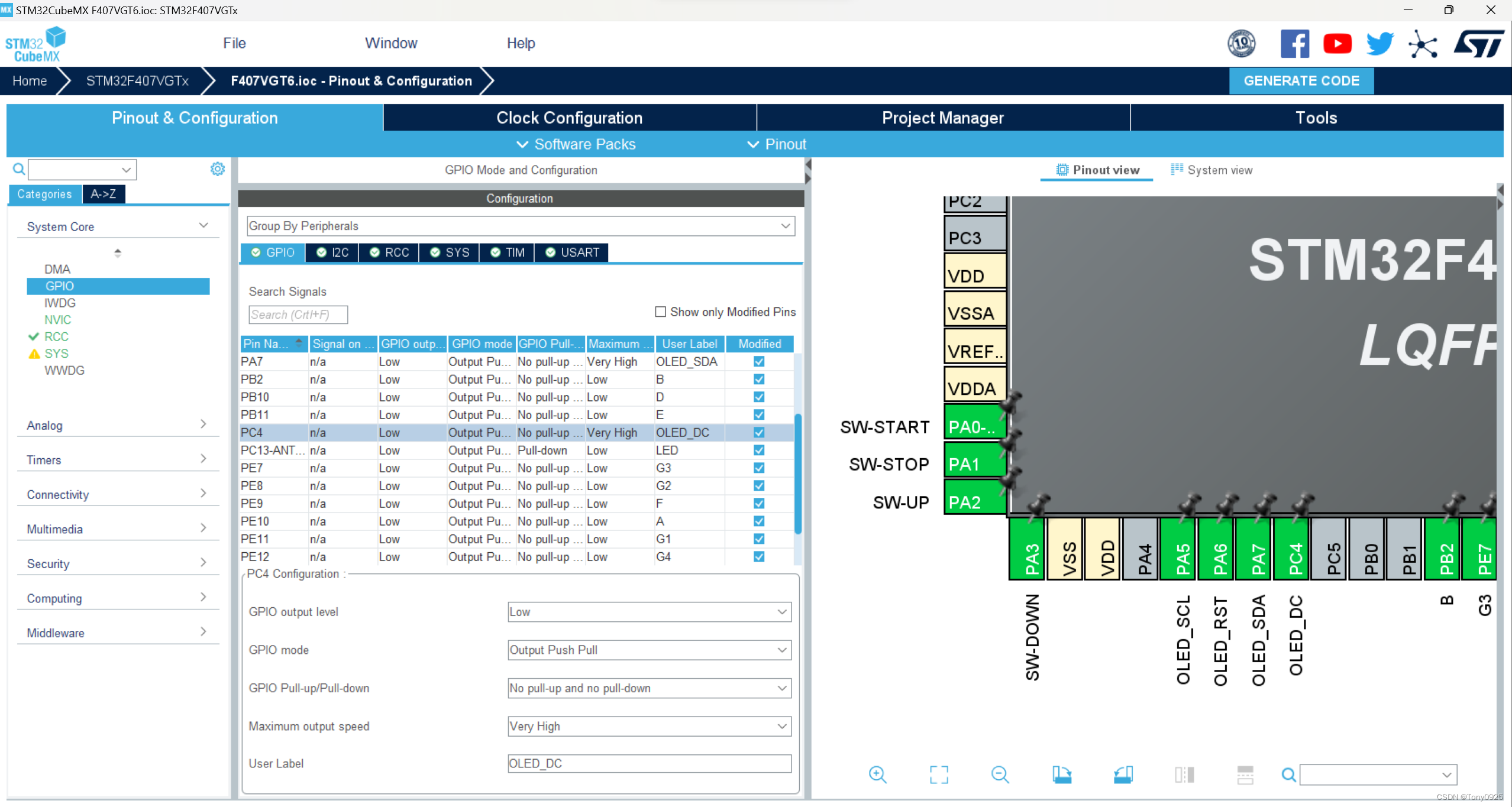 STM32-HAL库07-软件SPI驱动0.96寸OLED_stm32f4 oled hal-CSDN博客