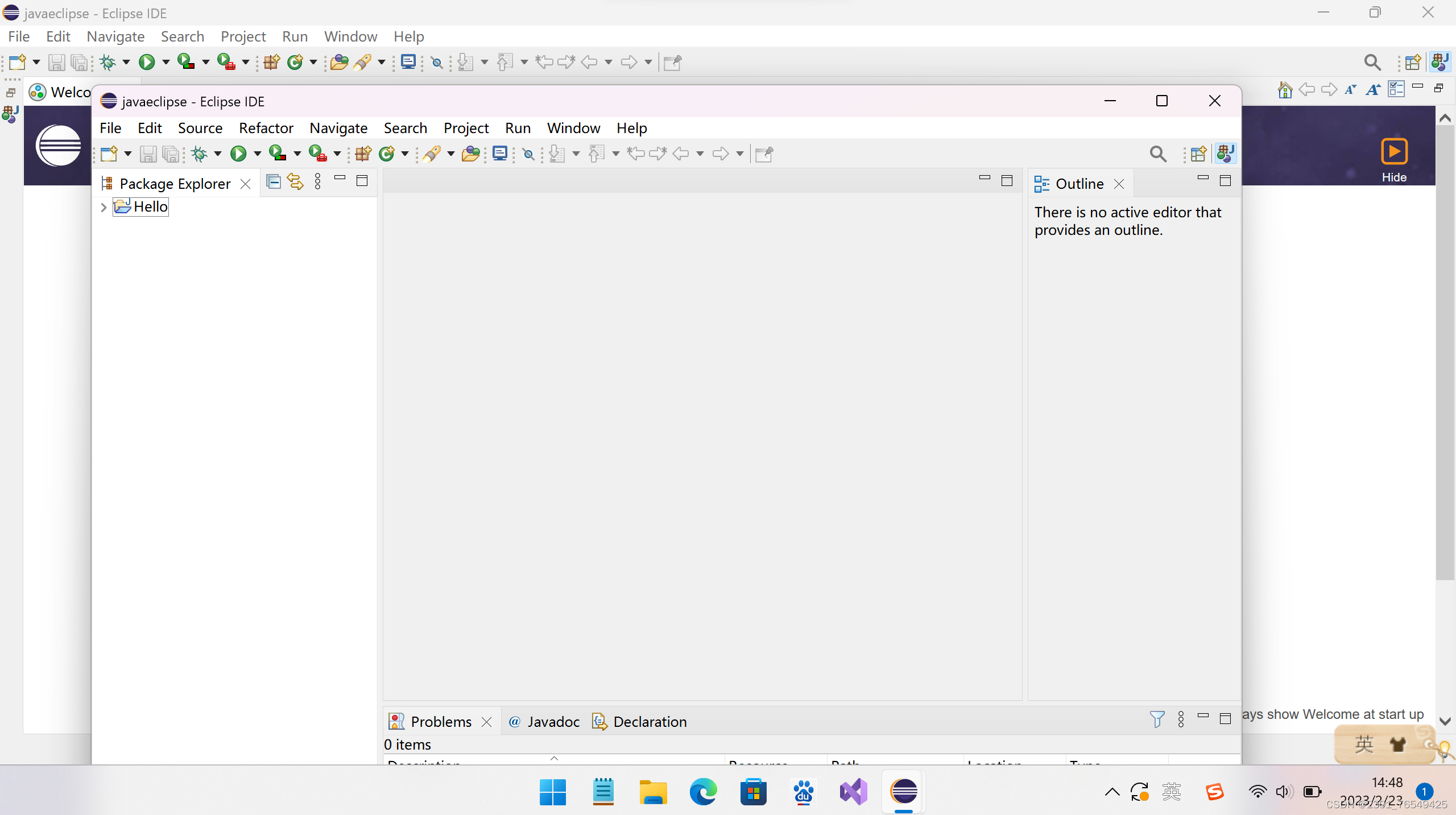 我用eclipse写的第一个java程序使用eclipse编写一个java程序实例 Csdn博客