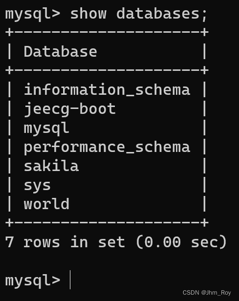 MySQL登录,访问,退出操作_mysql show databases; 就退出登录-CSDN博客