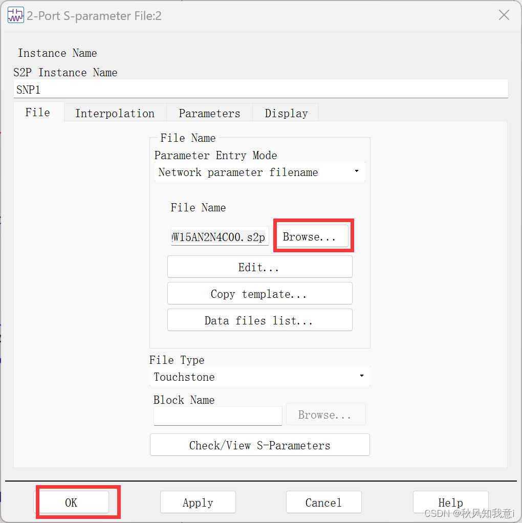 ADS村田电感.mod（spice netlist文件）和.s2p模型导入与区别_mod s2p文件是什么格式-CSDN博客