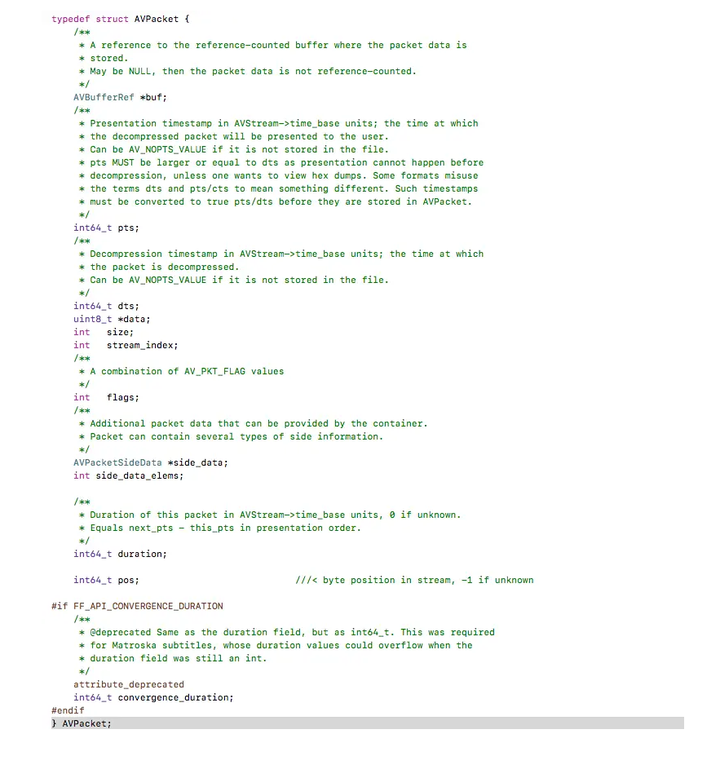 【FFmpeg实战】压缩数据AVPacket解析_avpacket duration-CSDN博客