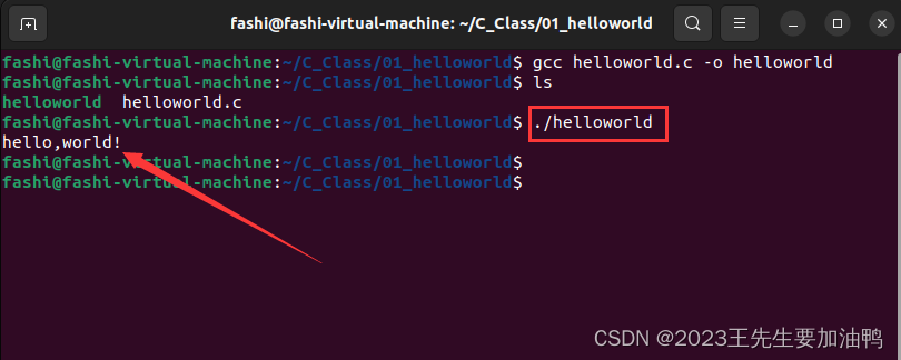 13.正式开启C语言学习之路-第一个C语言程序helloworld！_helloworld.c-CSDN博客