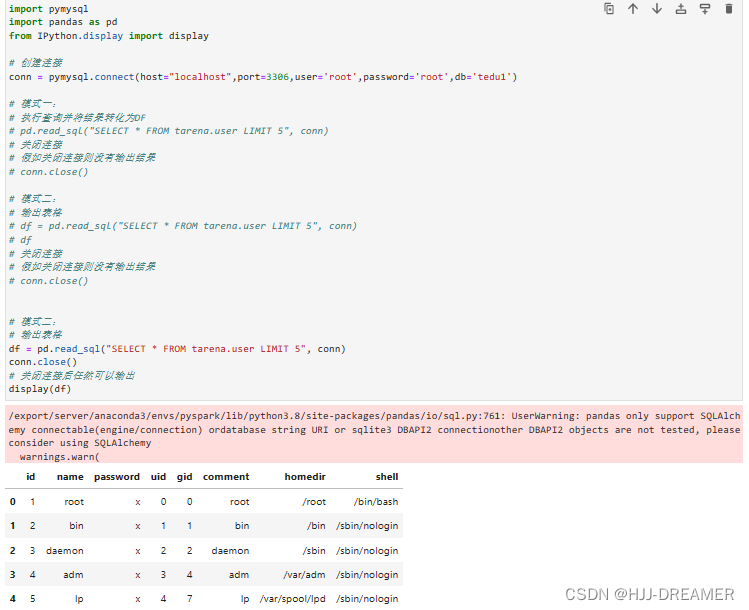 通过 Jupyter 实现 PyMySql 基本使用_jupyter mysql-CSDN博客