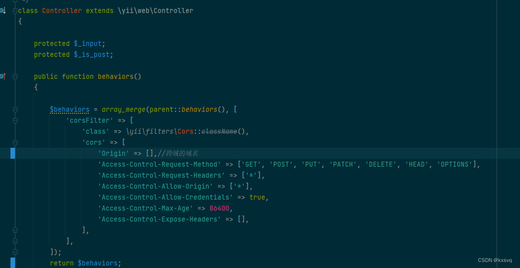 php yii2框架 cors 跨域问题_yii2 设置跨域-CSDN博客
