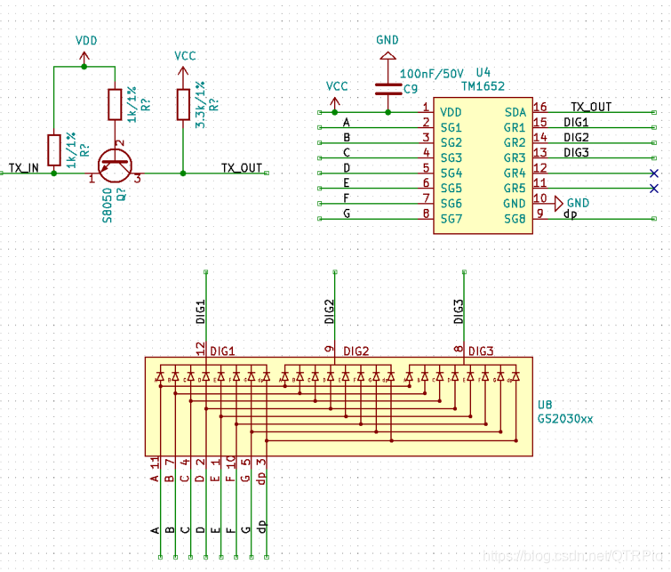 如何正确使用TM1652驱动共阴极数码管-CSDN博客