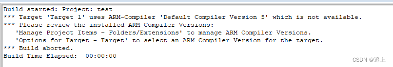 Keil5升级MDK后编译报错_*** target 'target 1' uses arm-compiler 'default c-CSDN博客