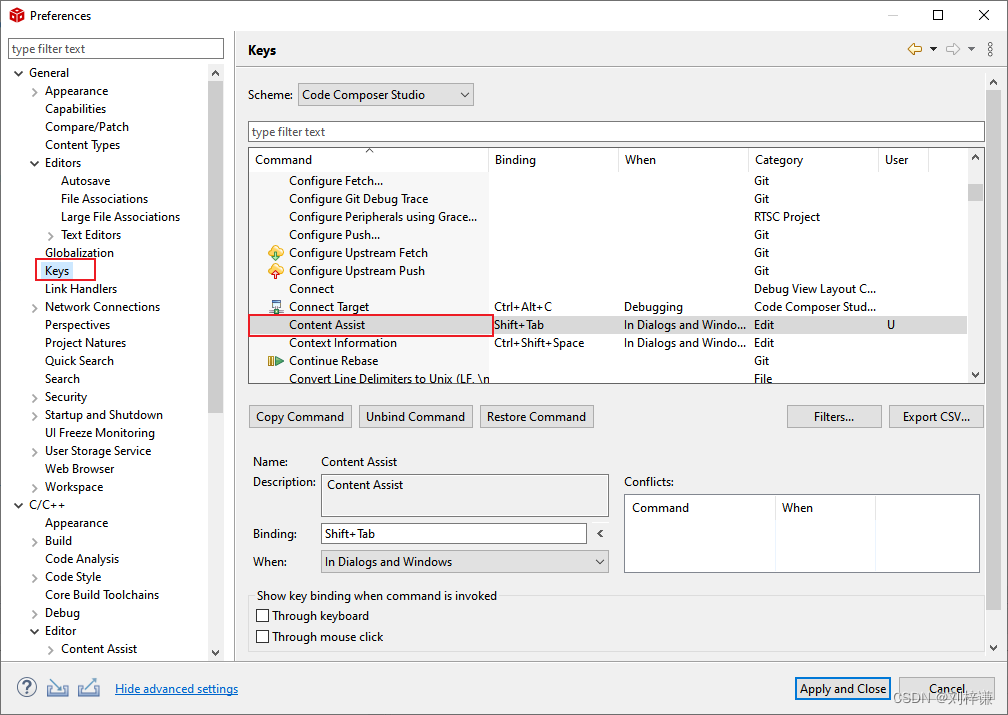 专项1.CCS配置及快捷键的使用_ccs修改编码格式-CSDN博客